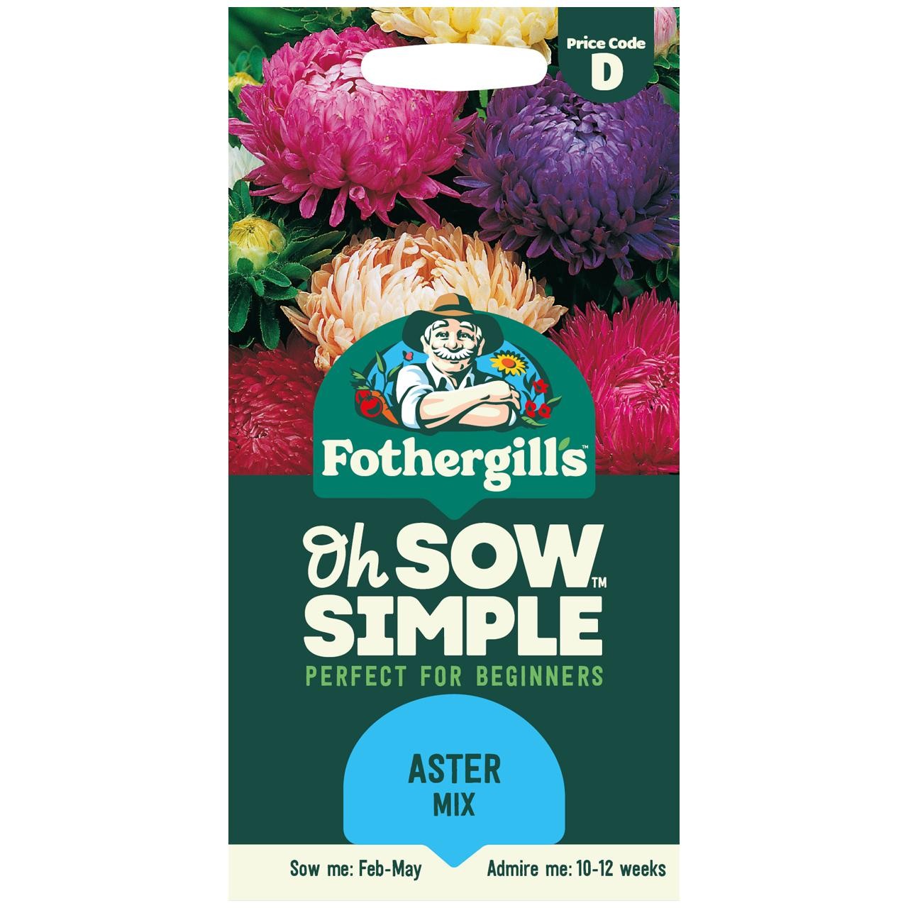 Mr Fothergills Gardening Seeds - Aster Mix – McGrocer