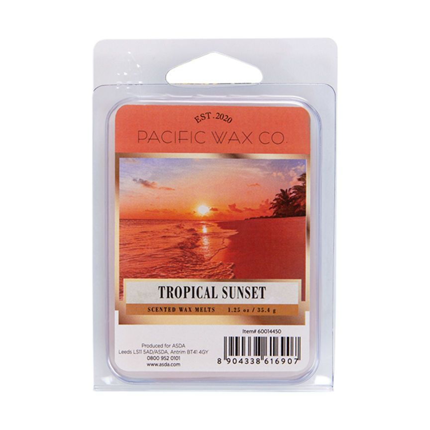 Pacific Wax Co Wax Melts Tropical Sunset - ASDA | McGrocer